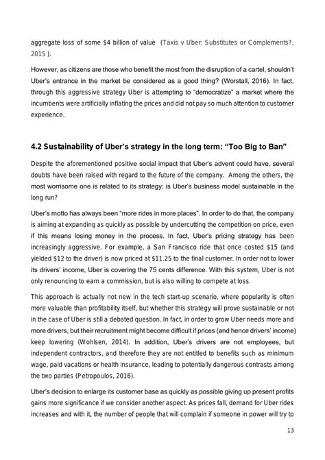 Uber Strategy Analysis Mgm 3201 Organisational Behavior Umt