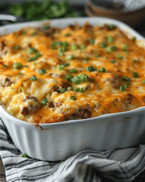 Cheeseburger Casserole Cooked By Lina