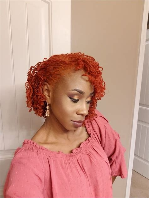 Sisterlocks Copper Orange And Style With Wrapaloc Styling Tool