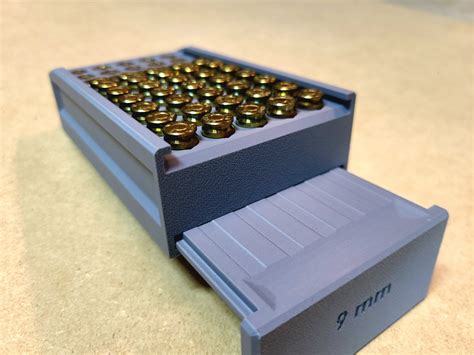 9mm Ammo Case By Overtonprints Makerworld Download Free 3d Models