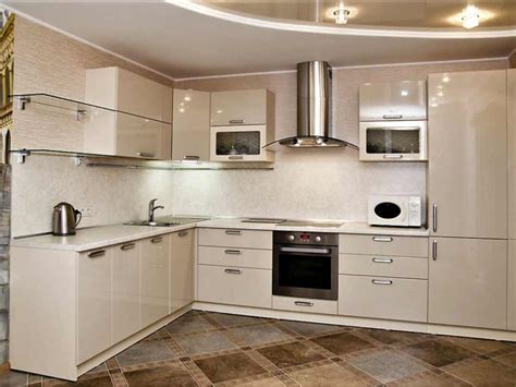 Угловая кухня болотного цвета - 91 фото