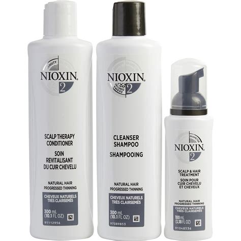 Nioxin By Nioxin Set 3 Piece Maintenance Kit System 2 With Cleanser 10