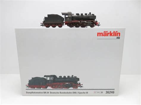 Ot006 Märklin 36246 H0 Ac Dampflok Br 24 019 Db Store Gealtert Mfx