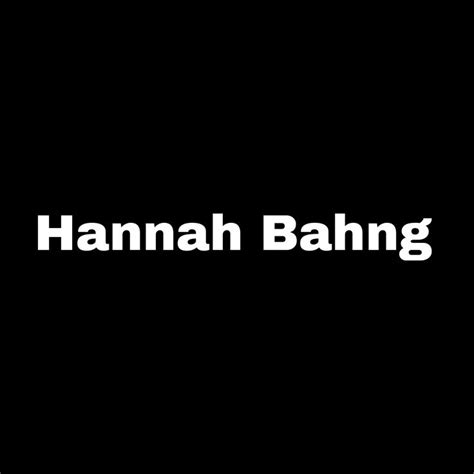 Hannah Bahng Pinterest