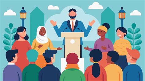 Premium Vector An Assembly Focused On Promoting Diversity And