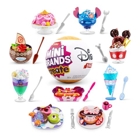 Zuru Mini Brands Create Disney Snacks Collectables Bandm