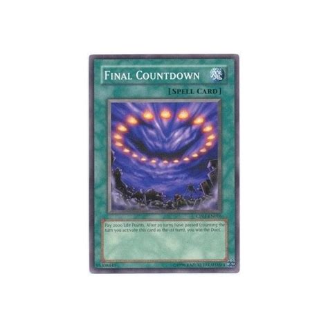 Yu Gi Oh Card Cp01 En016 Final Countdown Common Chaos Cards