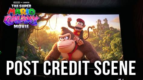 The Super Mario Galaxy Movie 2026 Post Credit Scene Donkey Kong
