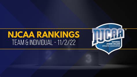 Njcaa Rankings November 2 2022 Mat Talk Almanac