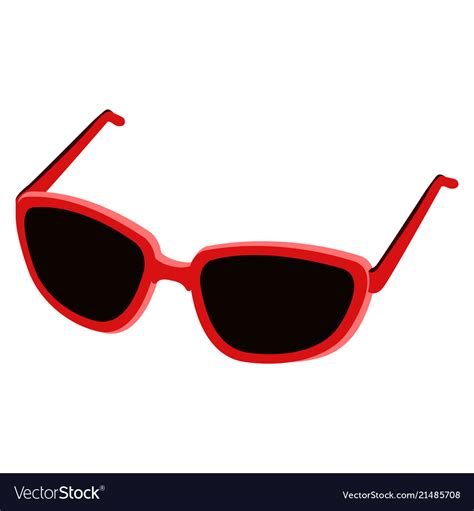 Isolated Summer Glasses Icon Royalty Free Vector Image