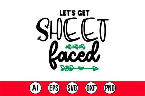 Lets Get Sheet Faced Svg Graphic By Abdul Mannan125 · Creative Fabrica