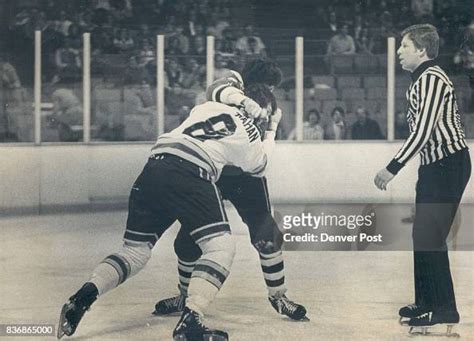 Ice Hockey Colorado Rockies Lane Fight As Nelson Pyatt Guy News Photo Getty Images