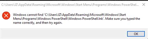 Windows Powershell Error Solved Windows 10 Forums