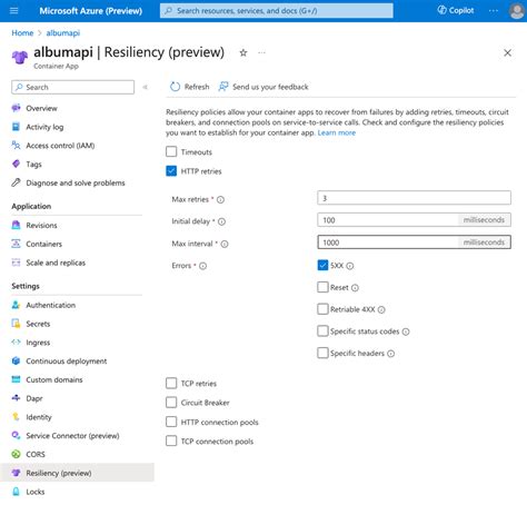 Resiliency Policies Now Available In Azure Container Apps Microsoft Community Hub