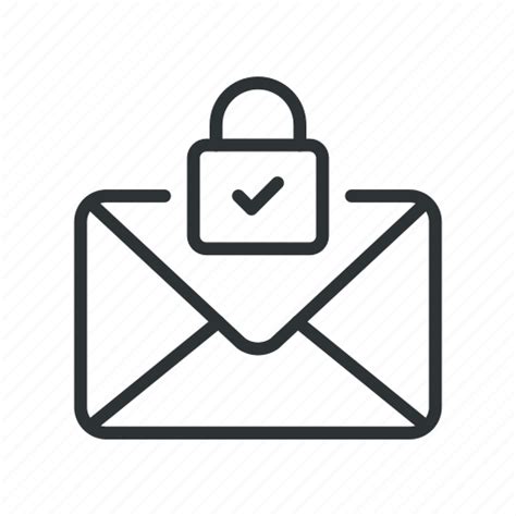 email lock mail envelope password approved ckeck icon download