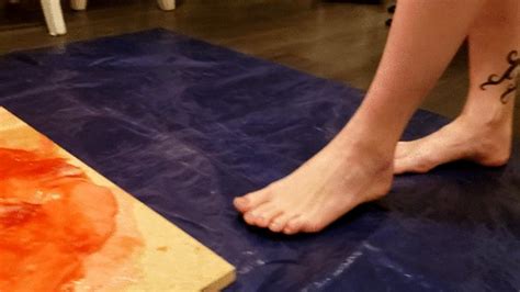 Karina Stuck Barefoot In Six Layer Deep Glue Trap Frankie West Productions Clips4sale