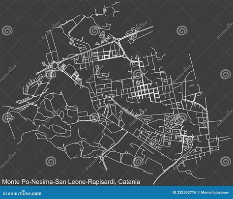 Catania Map Detailed Map Of Catania City Administrative Area