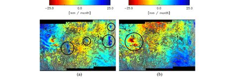 Linear Deformation Estimations Of A Uncompensated Interferograms And