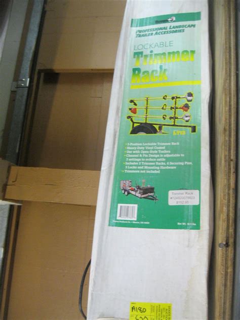 Lockable Trimmer Rack