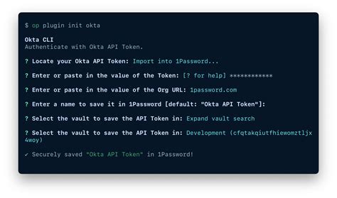 Use 1password To Authenticate The Okta Cli With Biometrics 1password