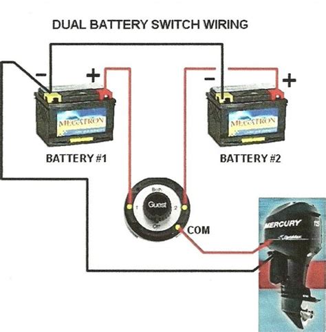 Marine Dual Battery Switch Wiring Diagram
