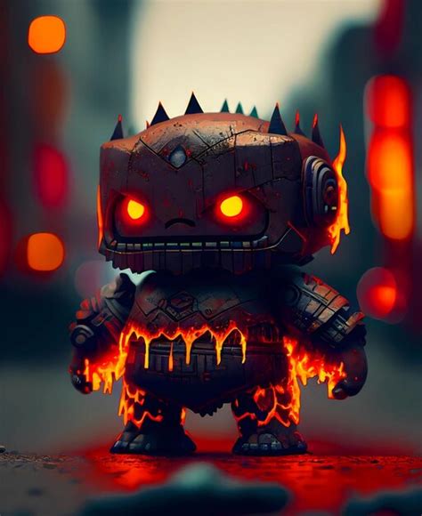 Premium Ai Image Iron Mini Warrior