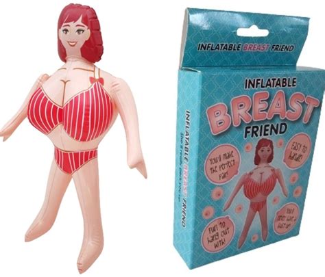 Inflatable Breast Friend Giant Boobie Girlfriend Woman Blow Up Boob Doll Joke Ebay