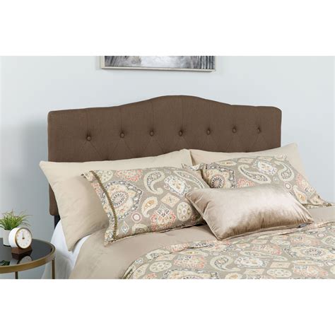 Flash Furniture Cambridge Tufted Upholstered Headboard Full Dark