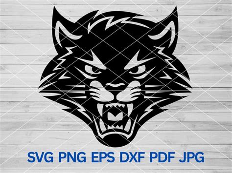 Bearcat Svg Bearcats Svg Bearcat Head Svg Cut File Bearcat Etsy