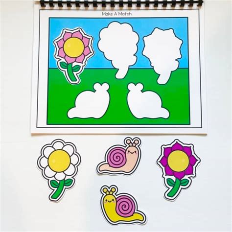 Spring Visual Discrimination Tasks Spring Workbook For Visual