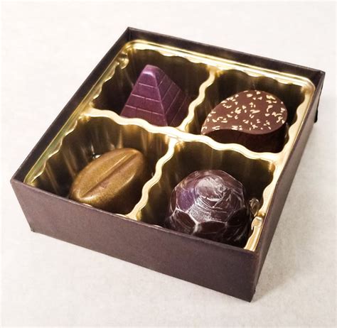 Handmade Chocolates Box Of 4 Choc 7