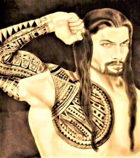 Roman Reigns Roman Reigns Tattoo Tattoo Drawings Tattoos