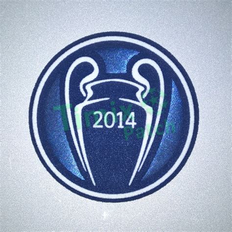 Real Madrid Uefa Ucl Champions 2014 Sencilia Soccer Patch Badges Iron On Sticker