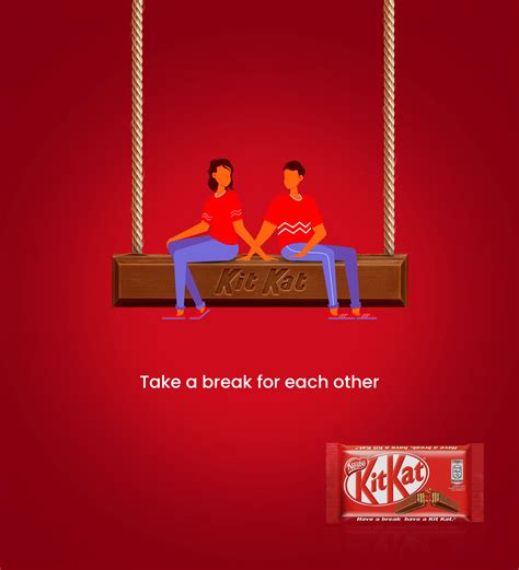 Kitkat Creative Advertising । Social Media Creatives Behance