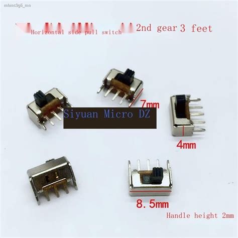 Toggle Switch 2 Gear 3 5 Feet Horizontal Small Sliding Toy Electronic