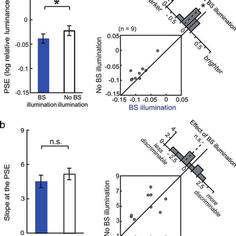 Results Of Experiment 2 Confirming Brightness Decrease By The