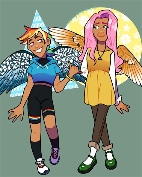 Mlp Rainbow Dash And Soarin Human