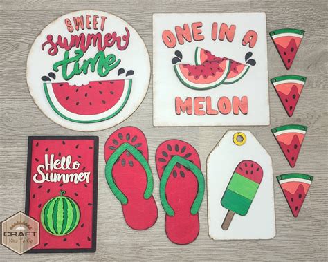 Watermelon Bunting 2828 Craft Kits 2 Go