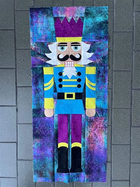 Nutcracker Foundation Paper Piecing Pattern Fpp Pattern Quilt Block