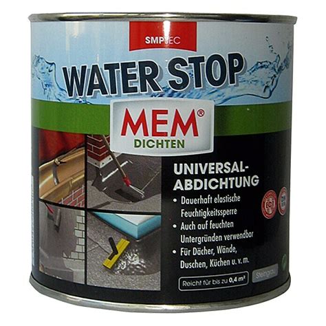 Mem Wasserstop 1 Kg Lösemittelfrei Bauhaus