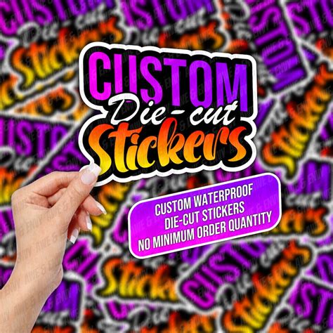 Laptop Custom Vinyl Waterproof Stickers Send Us Any Photo Or Design