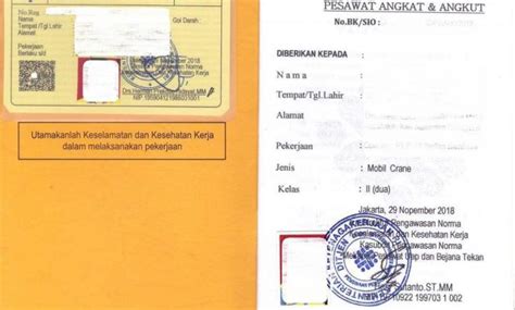 Jasa Urus Sio Dan Ahli K3 Murah Karawang Bekasi Update 2024