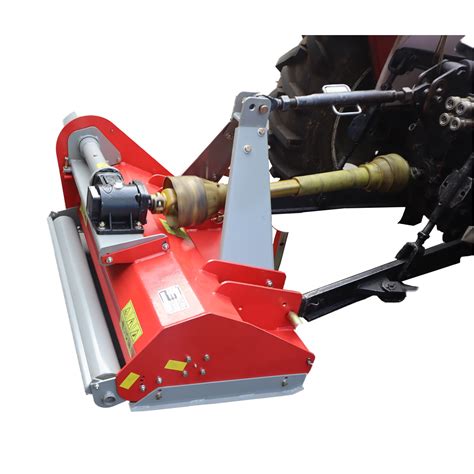 Side Verge Small Compact Tractor Flail Mower Mulcher With Rear Bonnet