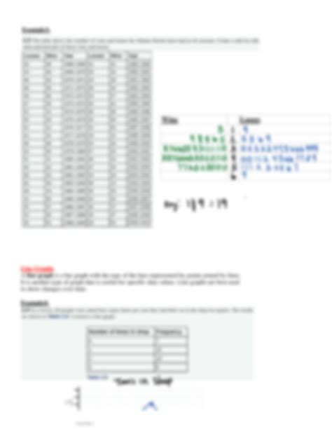 SOLUTION Ch Stem And Leaf Graphs Stemplots Line Graphs And Bar Graphs Studypool