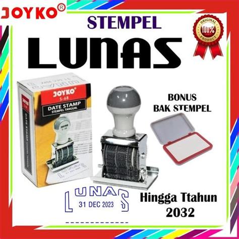 Jual Stempel Type Lunas Tinta Bak Setempel Bon Kwitansi Faktur Kantor