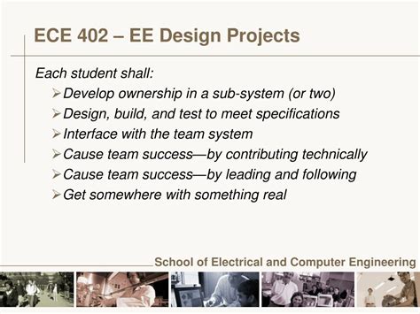 Ppt Ece Curriculum Enhancements Senior Design Experiences Powerpoint