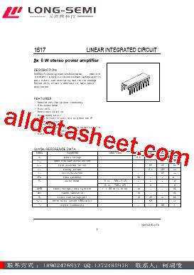 CD1517CP Datasheet(PDF) - LONG-SEMI