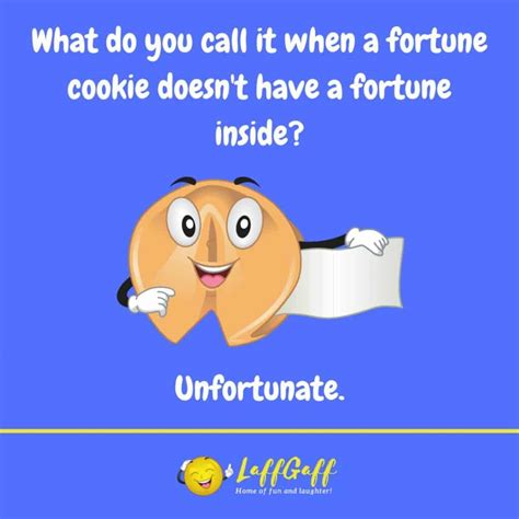 Funny Fortune Cookie Joke Laffgaff Home Of Laughter