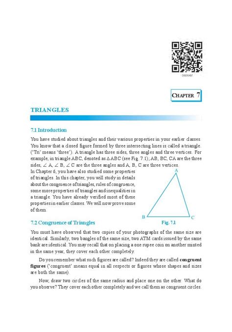 Ncert Book Class 9 Maths Chapter 7 Triangles Pdf Aglasem