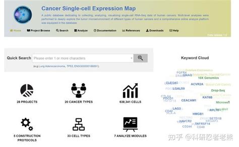 单细胞挖掘系列（二）——cancerscem单细胞数据库使用指南 知乎